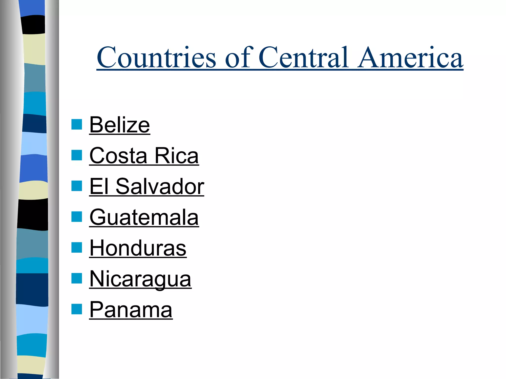 Central america geography | PPT