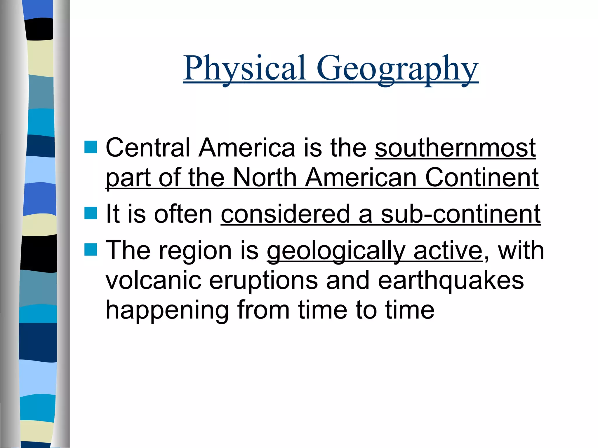 Central america geography | PPT