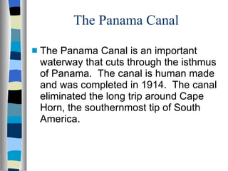 Central america geography | PPT