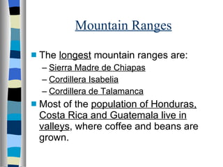 Central america geography | PPT