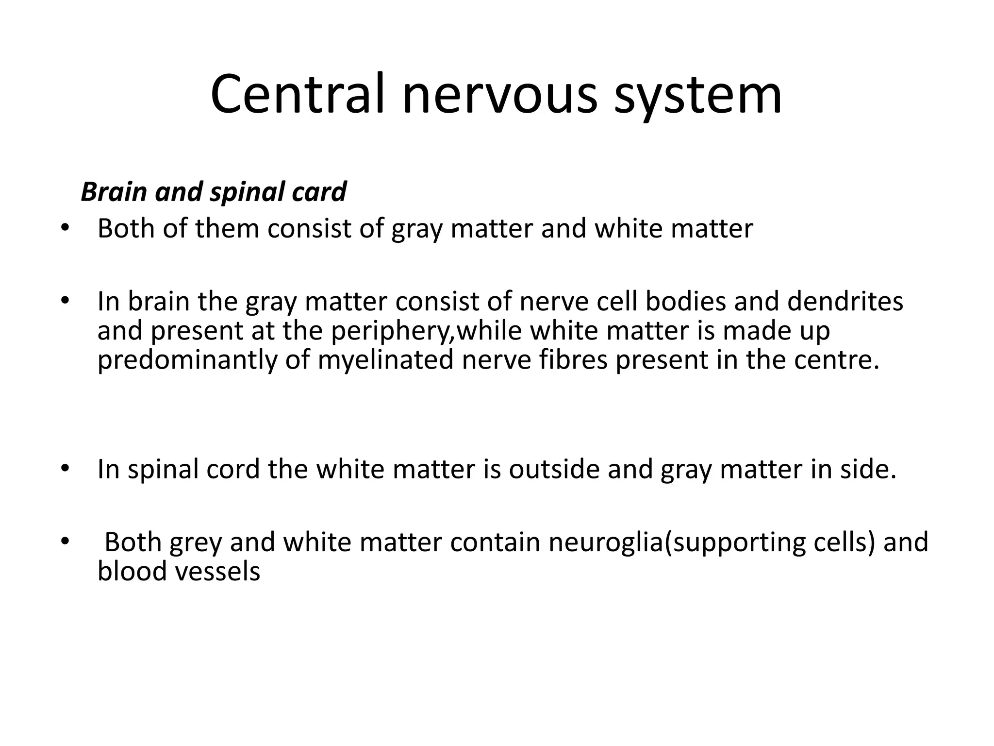 Central and peripheral nervous system | PPTX