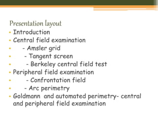 Central and peripheral visual field | PPTX