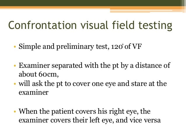 Central and peripheral visual field