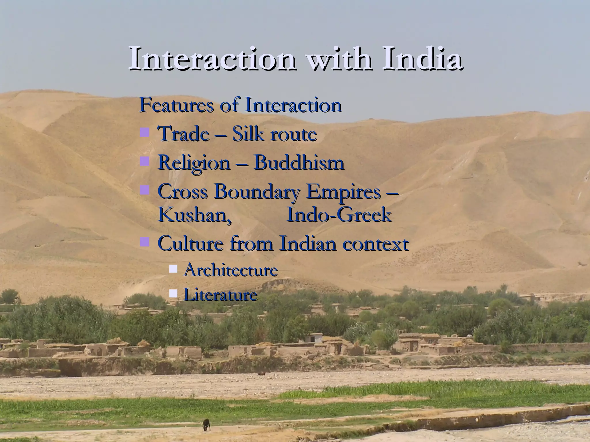 Central Asia in relation with India - Historical Perspective | PPS