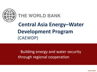 Central Asia Energy-Water Development Program | PPTX