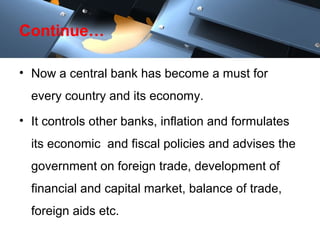 Central bank | PPT