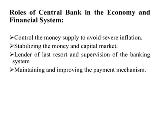 Central bank | PPTX
