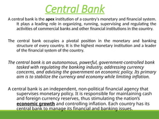 central bank -functions and role of rbi.pptx