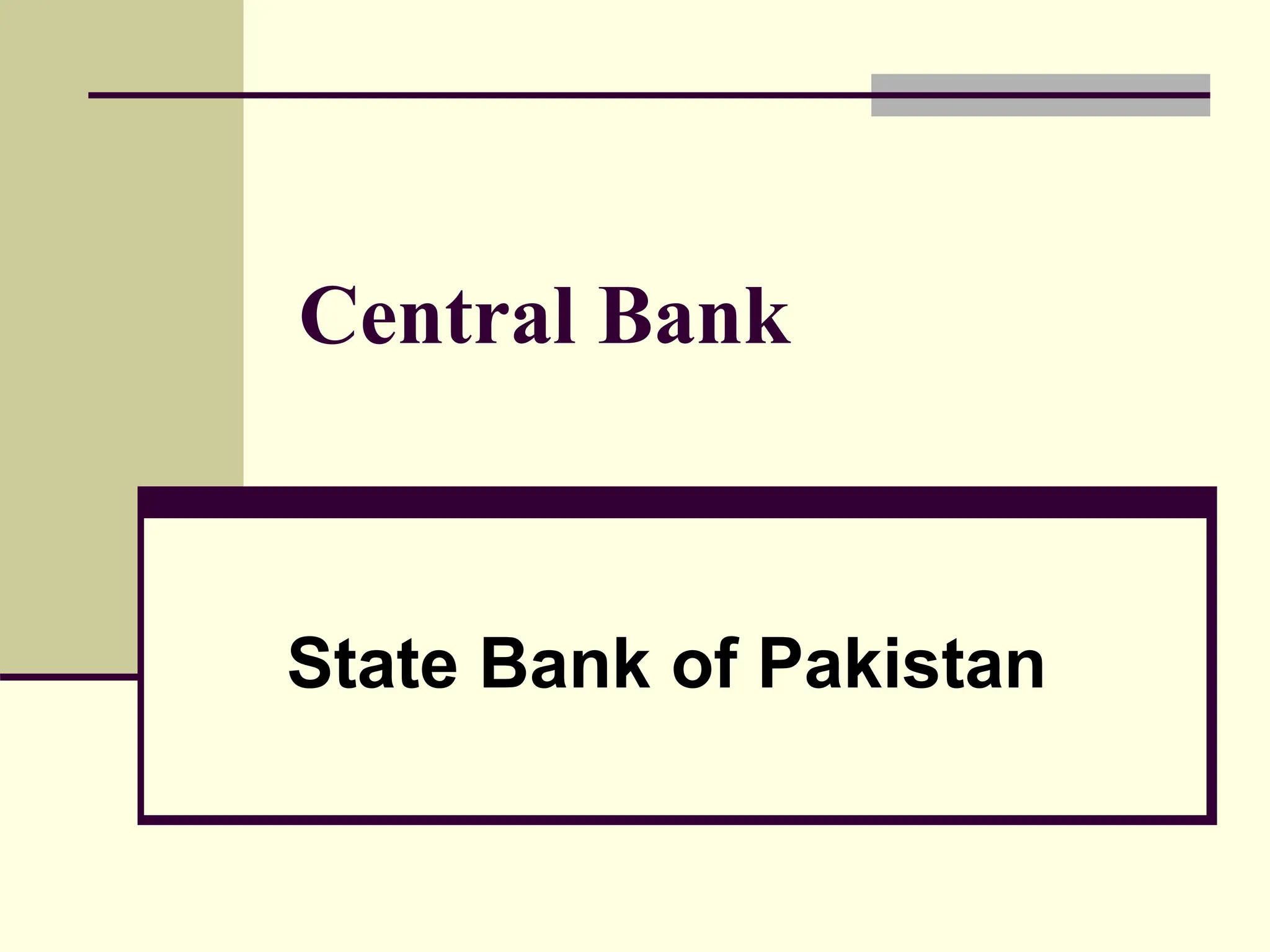 Intro to State Bank of Pakistan (SBP).ppt