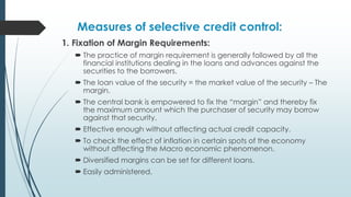 Central bank and credit control | PPSX