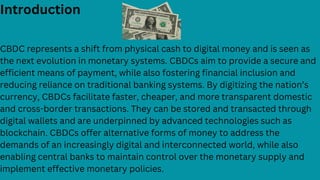What is Central Bank Digital Currency (CBDC) | PDF