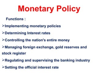 Central banking | PPT