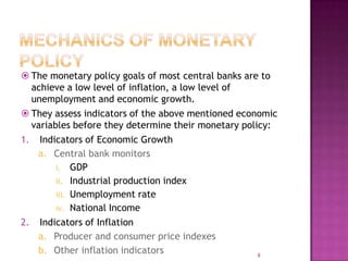 Central banking and_monetary_policy | PPTX