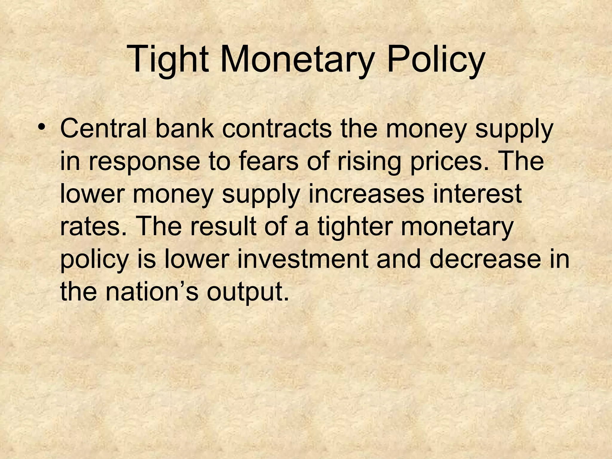 Central banking & the monetary policy | PPT