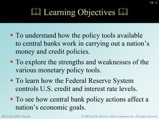 Central bank monetary policy | PPTX