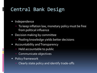 Central banks | PPT