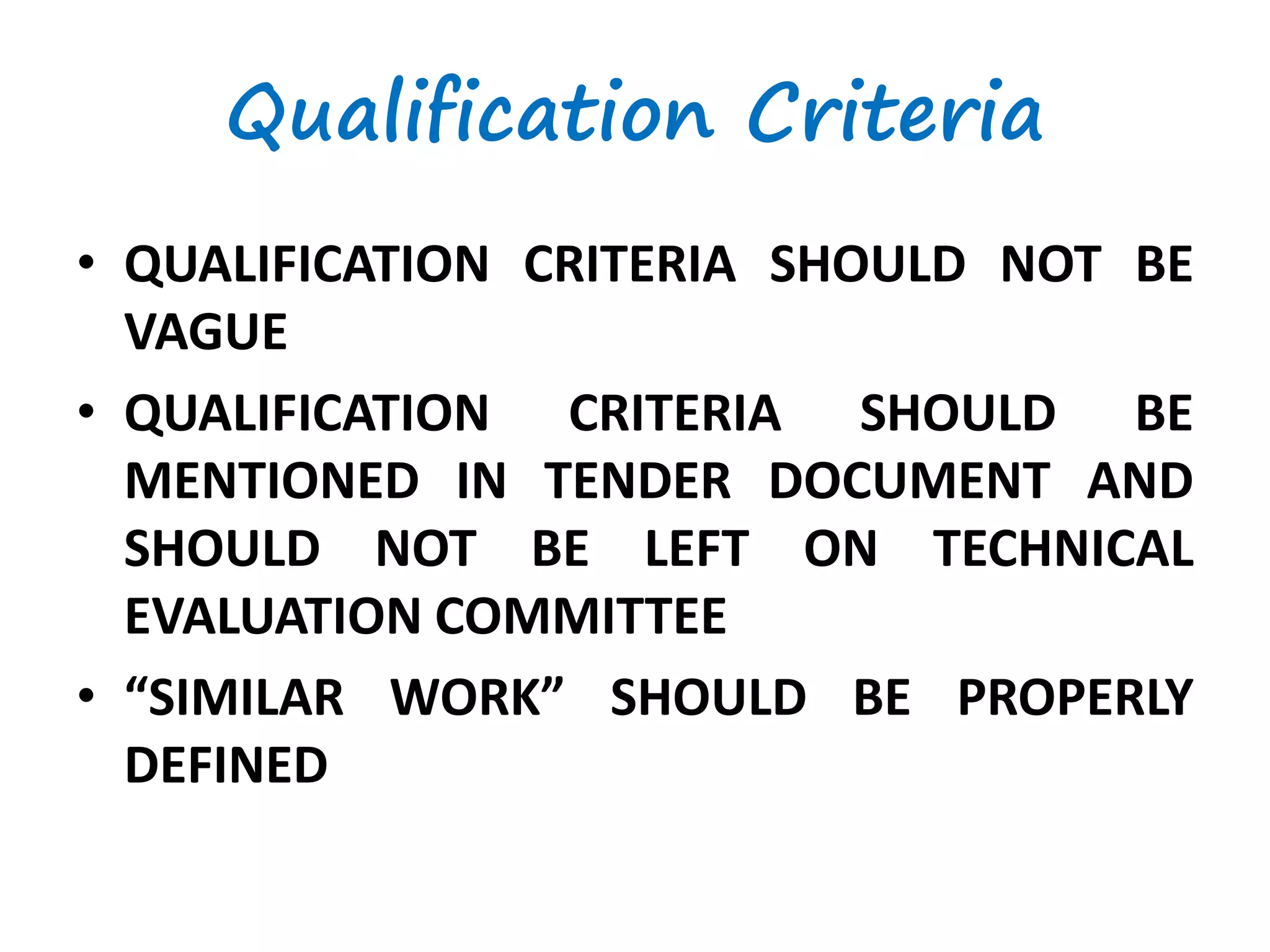 Tendering, Contract and Execution | PPTX