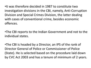 Central bureau of investigation | PPTX
