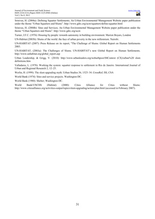 Central city slums, a case study of | PDF