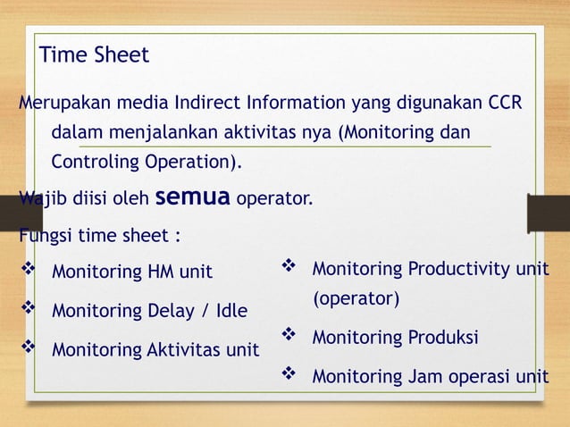CCR mempunyai kepanjangan dari Central Control Room, Central Control ...