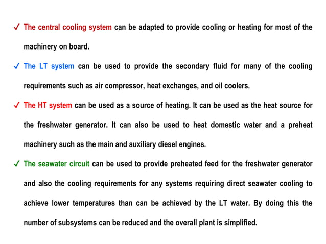Central Cooling System (HT & LT).pptx | Chemistry | Science