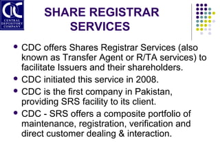 Central depository company (cdc) | PPT