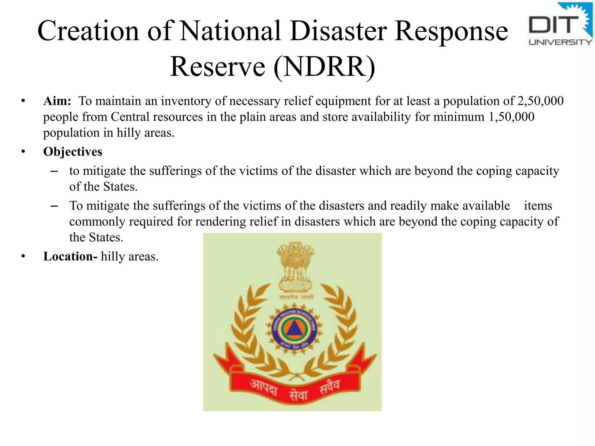 Central Disaster Management and Mitigation Schemes .pptx