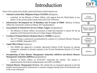 Central Disaster Management and Mitigation Schemes .pptx | Business ...