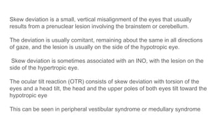 Central Disorders of Ocular Motility.pptx