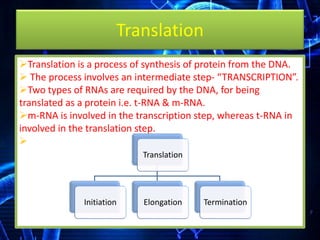 Central dogma | PPTX