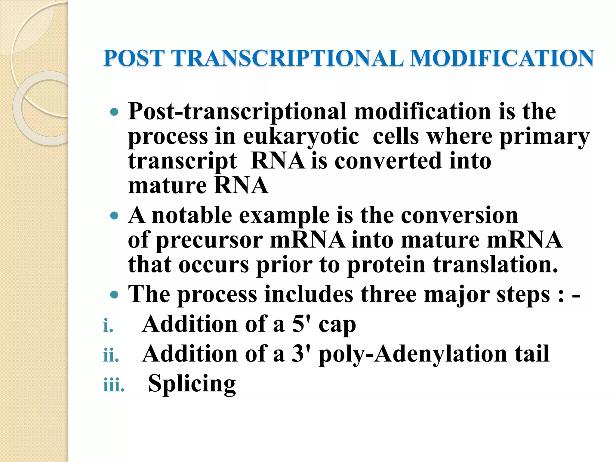 Central dogma | PPTX