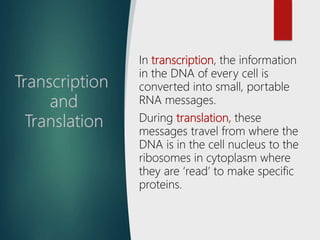 Central dogma | PPTX