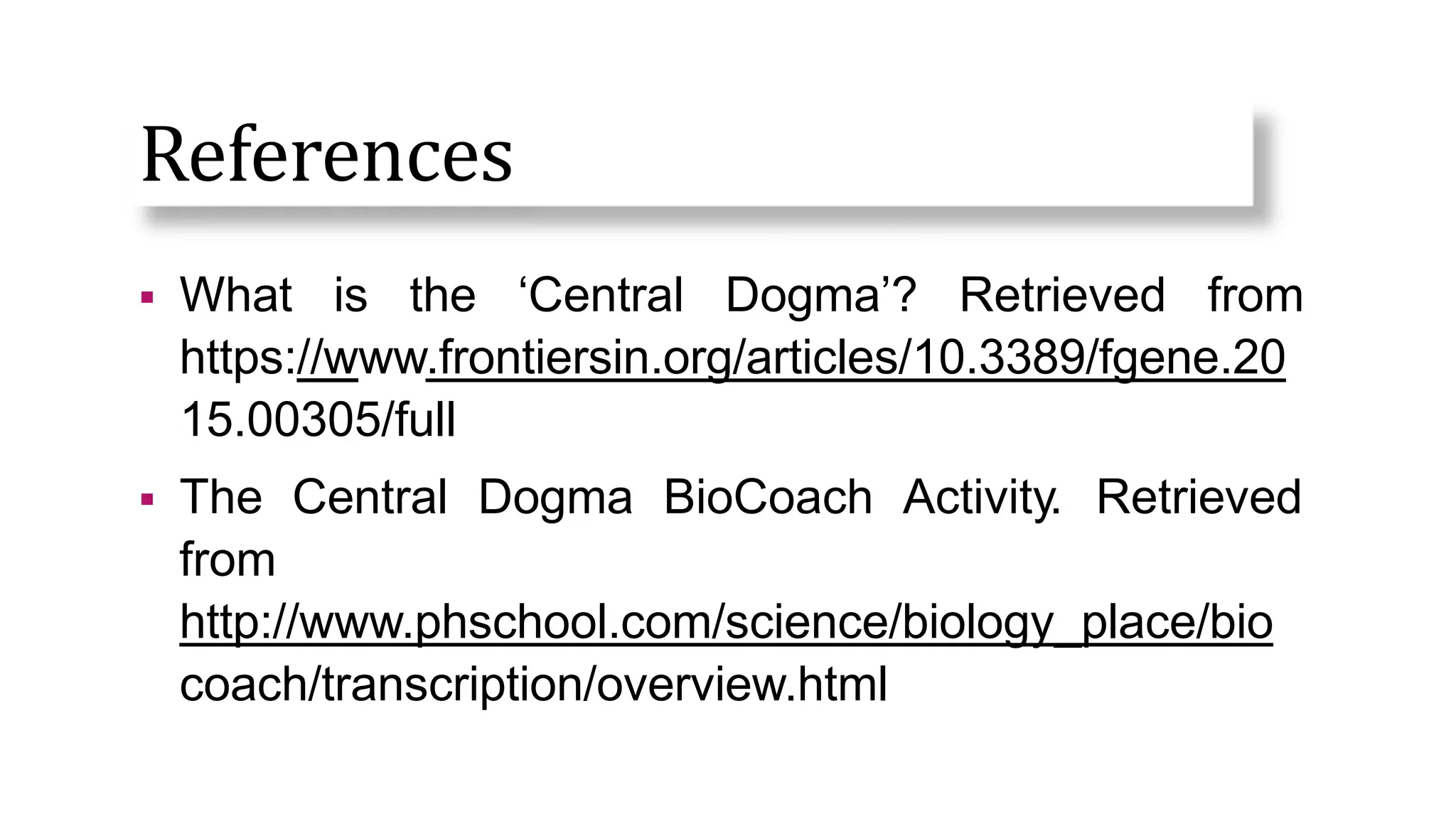 Central Dogma-Cell Theory.pptx | Programming Languages | Computing