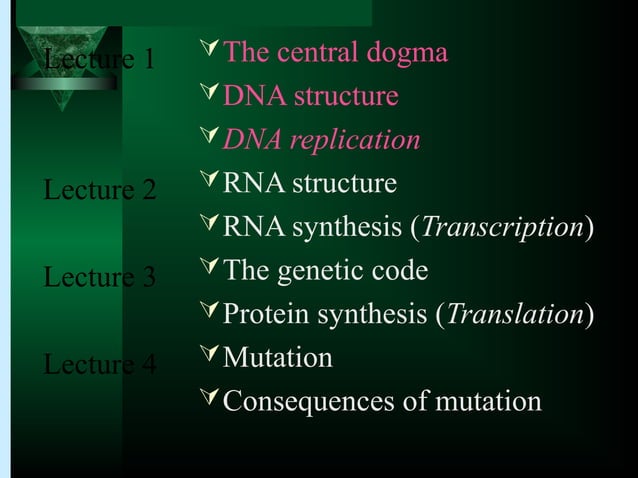 Central dogma of molecular biology | PPT | Chemistry | Science