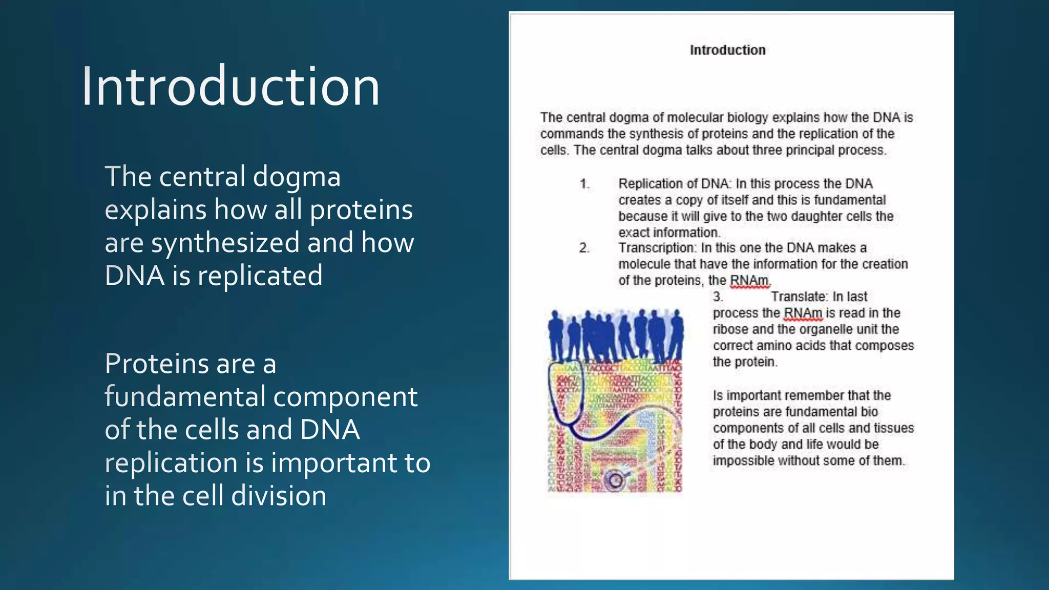 Central dogma of molecular biology | PPTX
