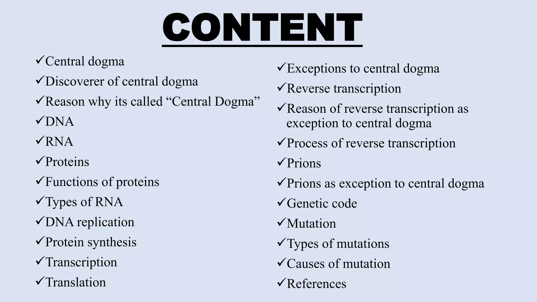 Central dogma of molecular biology | PPTX
