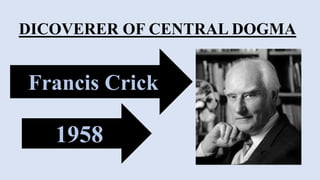 Central dogma of molecular biology | PPTX