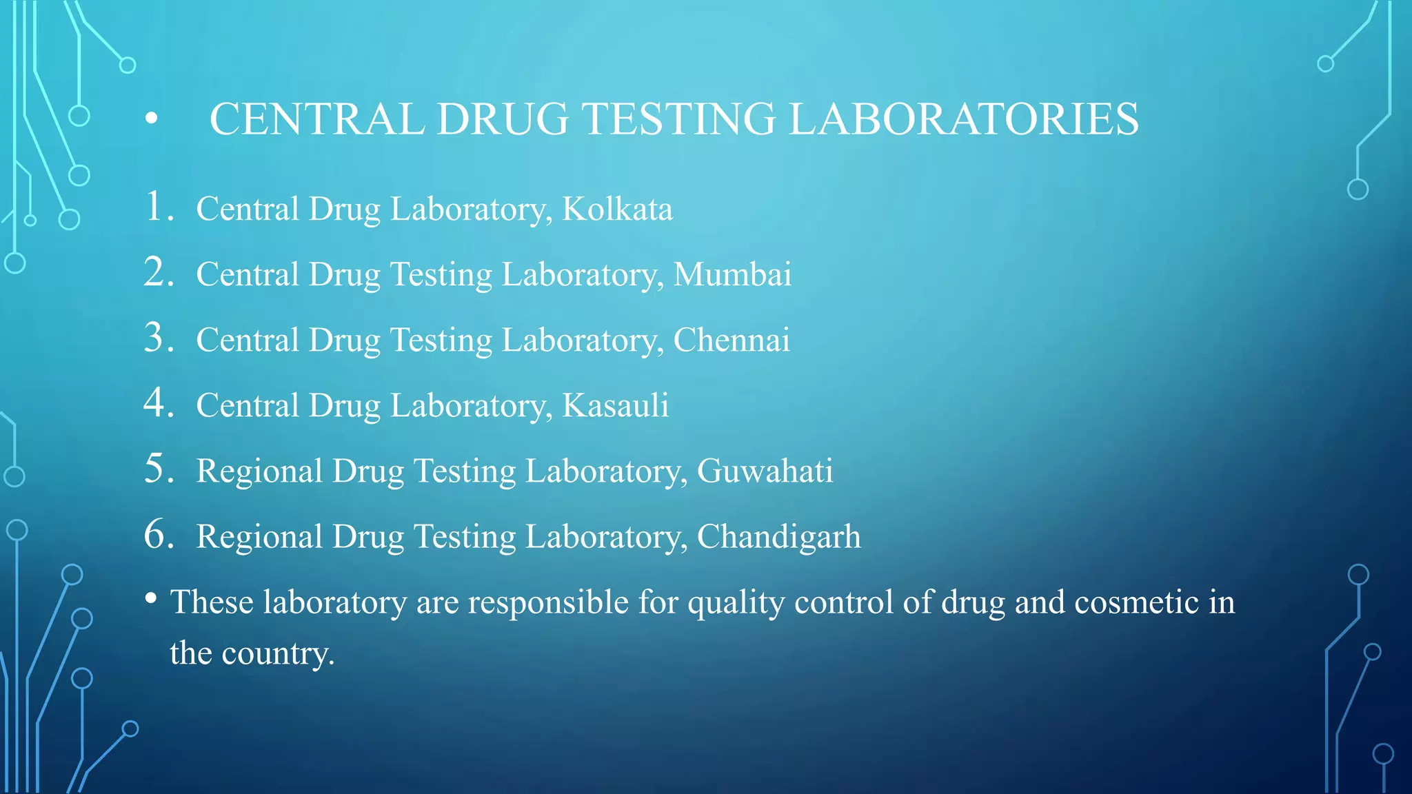 Central Drugs Standard Control Organization (CDSCO) | PPTX