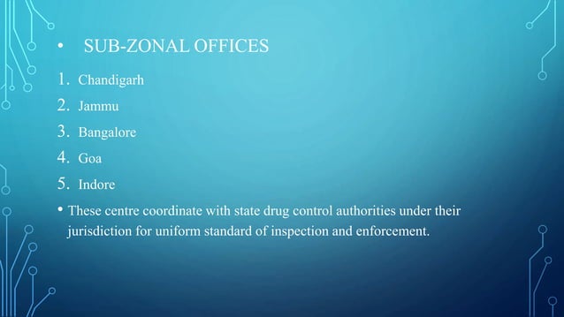 Central Drugs Standard Control Organization (CDSCO) | PPTX ...