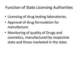 Central drug standard control organisation | PPTX