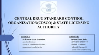 CENTRAL DRUG STANDARD CONTROL ORGANIZATION(CDSCO).pdf