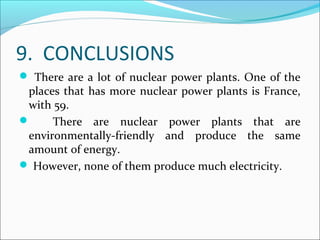 Nuclear Power Plants by Elias Romero and José Ángel Mirón | PPT