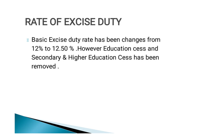Central excise act notes | PDF | Personal Taxes | Personal Finance