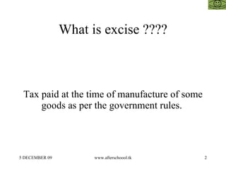 Central Excise Act 1944 | ODP