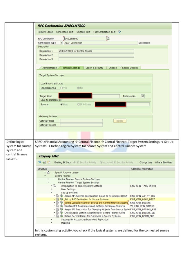 Central Finance Configuration.pdf | Computing | Technology & Computing