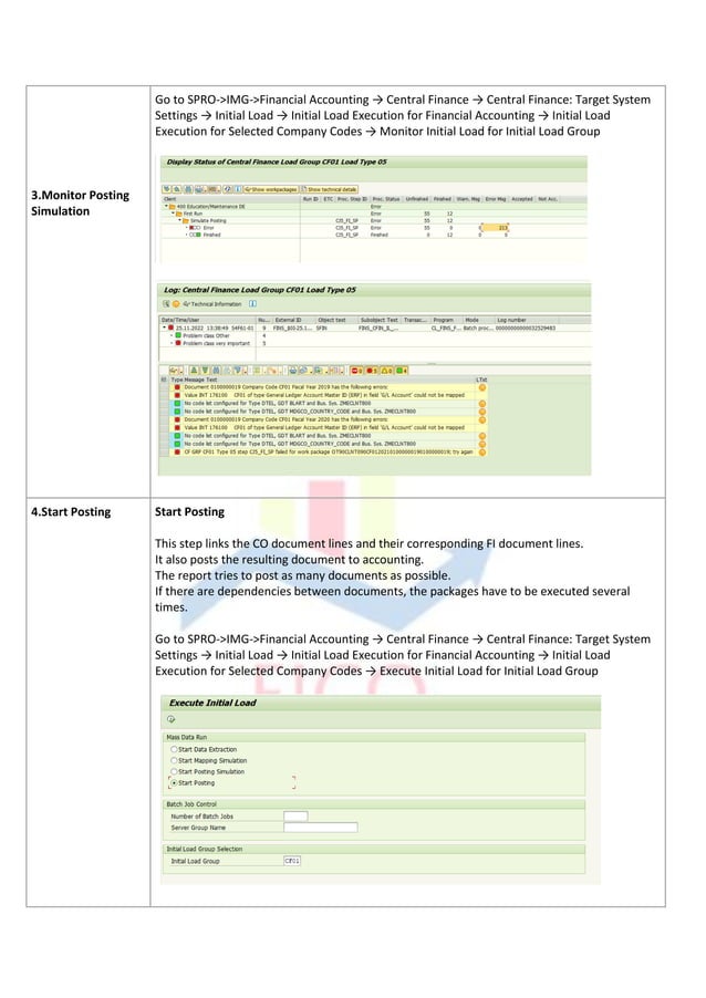 Central Finance Configuration.pdf | Computing | Technology & Computing