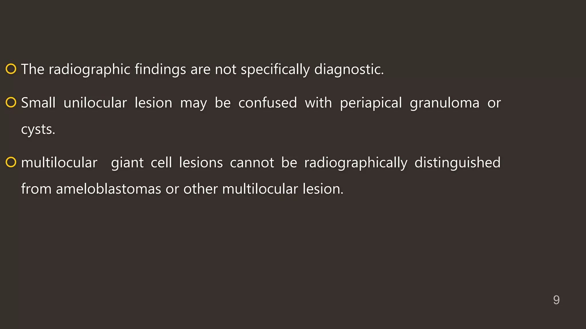 Central giant cell granuloma | PPTX