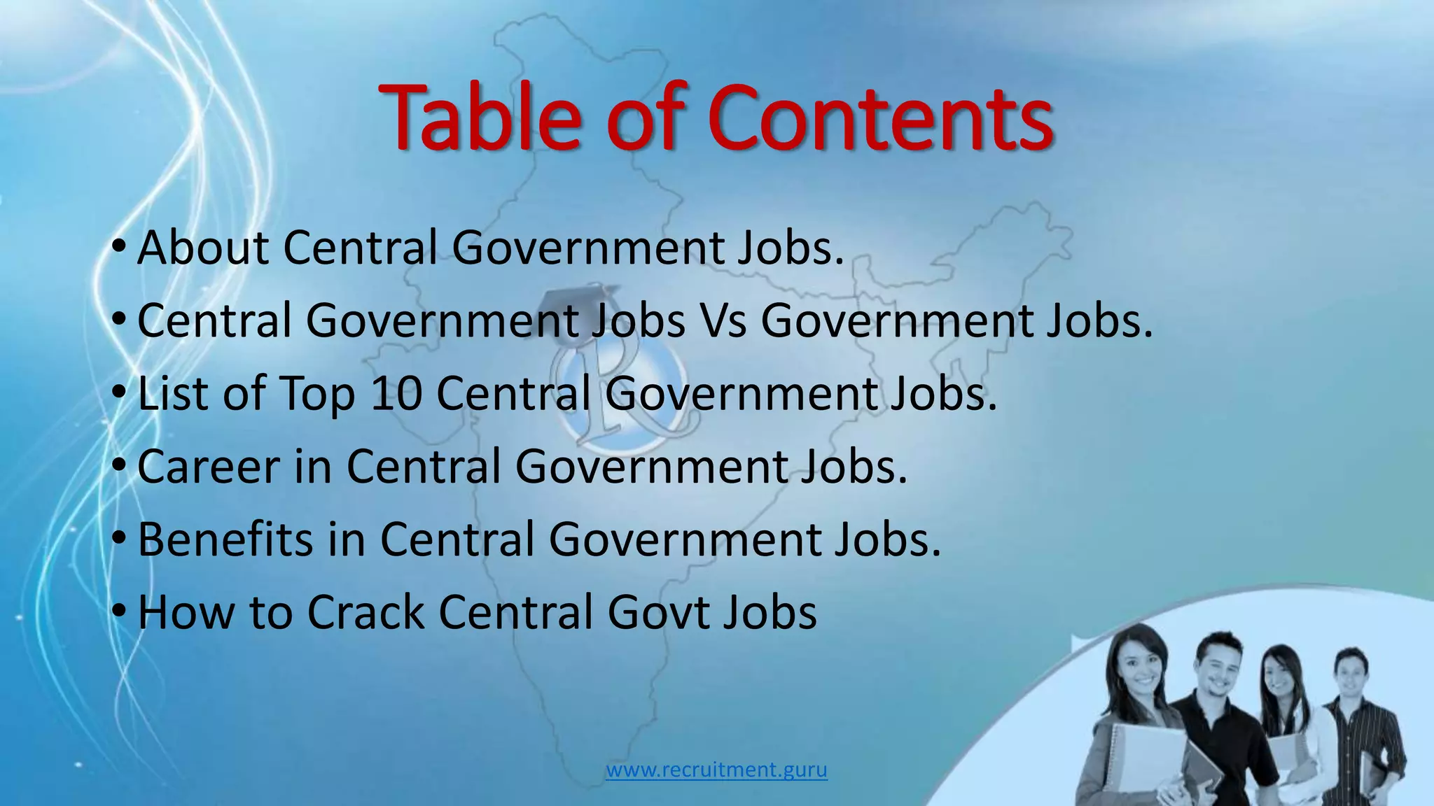 Central govt jobs ppt | PPTX