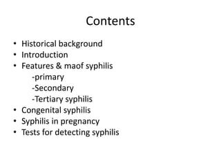 syphilis ppt | PPTX