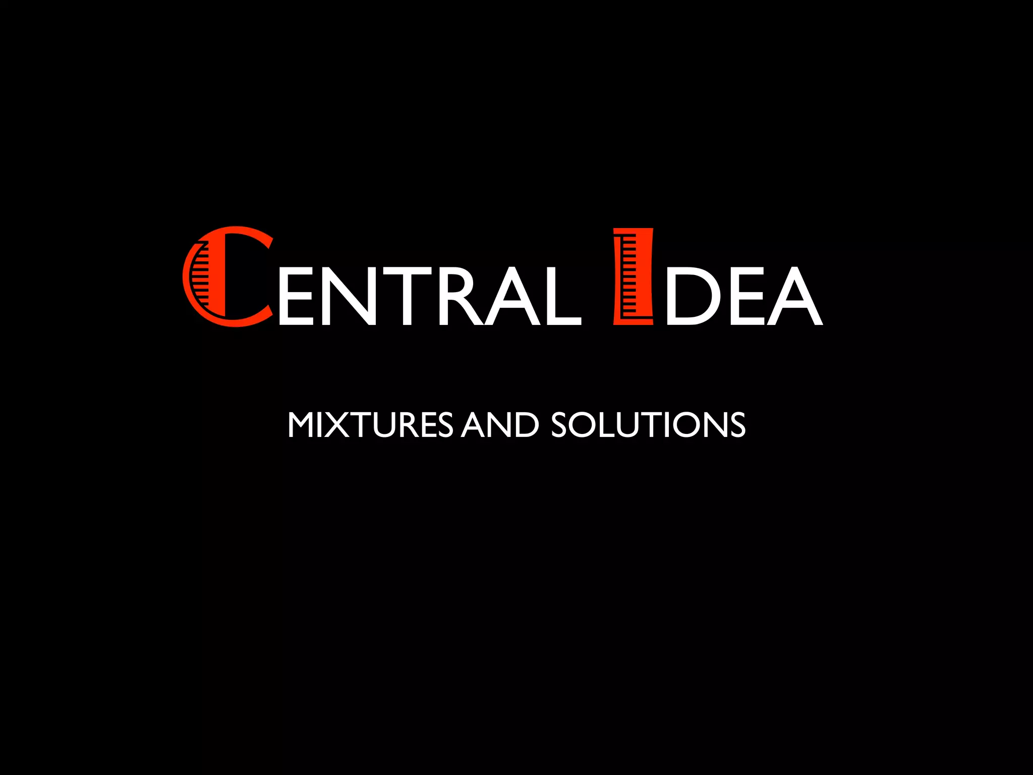 Central idea | PPT